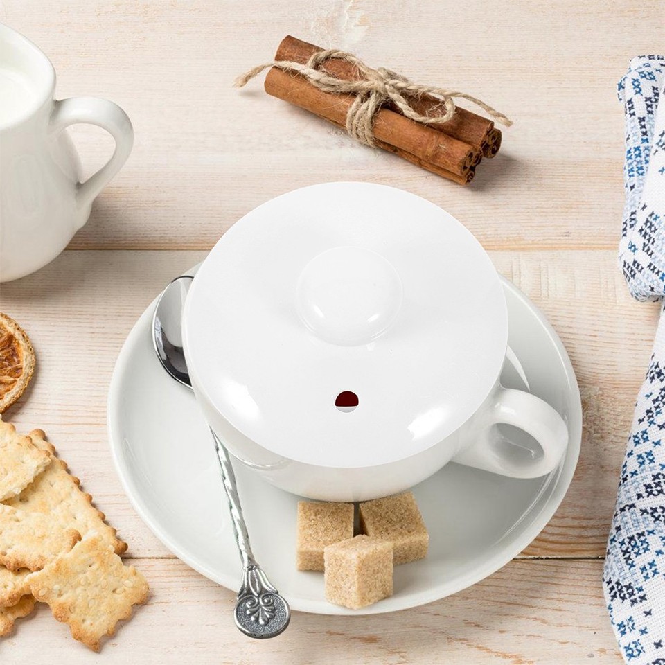 2 Pcs Replacement Cup Lid Ceramic Tea Pot Cover Decorative Kettle ...