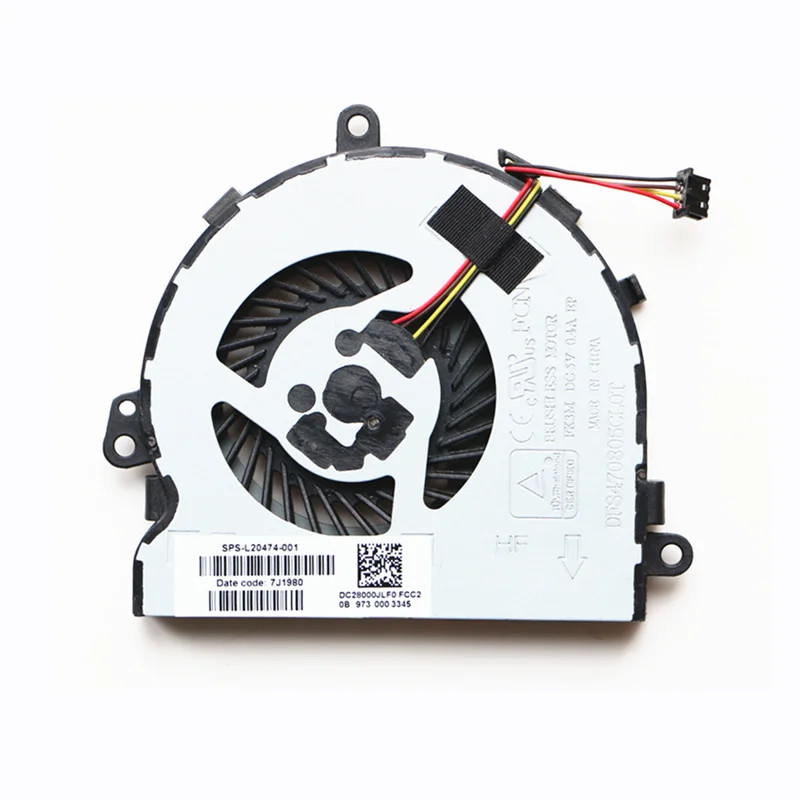 Laptop CPU Cooling Fan For HP 250 255 256 G7 15-DA 15-DB 15-DR 15-DX ...