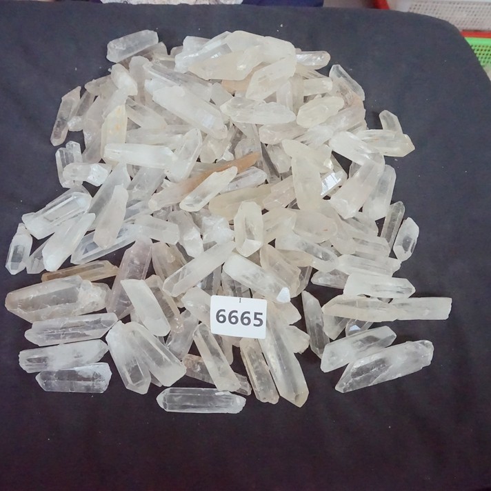 9.6LB 170 Natural Clear Quartz Crystal Points Rough Rock Stone Healing ...