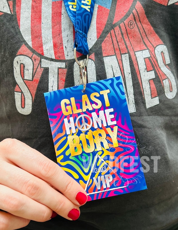 GLASTHOMEBURY Festival Party VIP Lanyards - Festival at Home Party ...