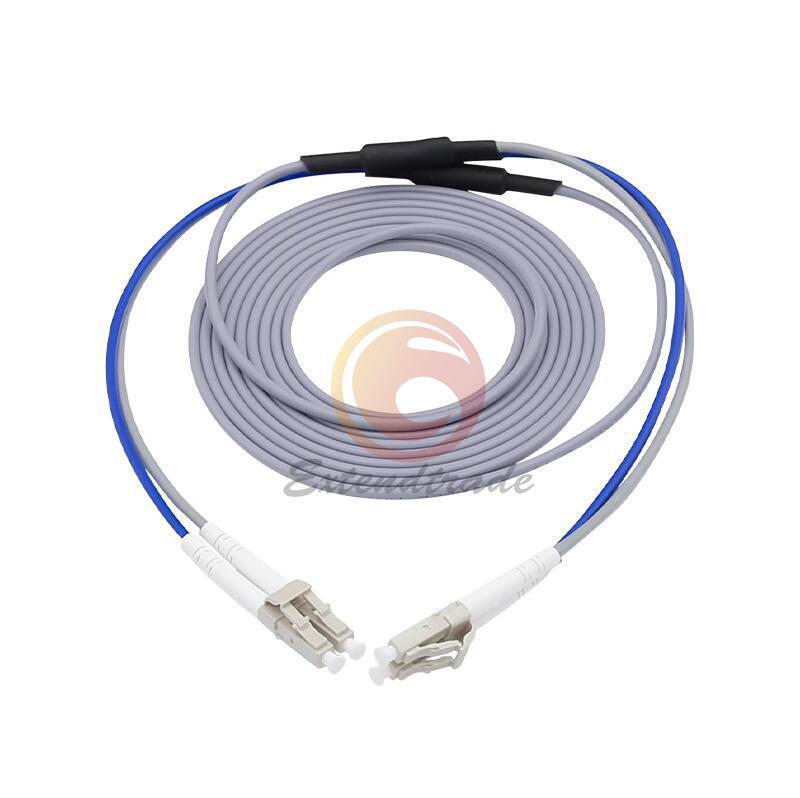 60M LC - LC UPC Armored Cable Fiber Patch Cord Pigtail Multi-Mode ...