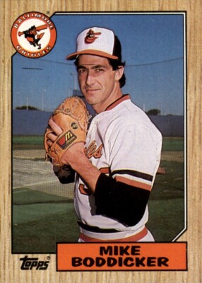 1987 Topps MLB Mike Boddicker #455 | eBay