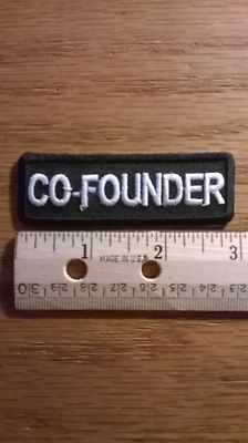 BIKER CLUB PATCH "CO-FOUNDER" NEW NICE 3x1 | eBay