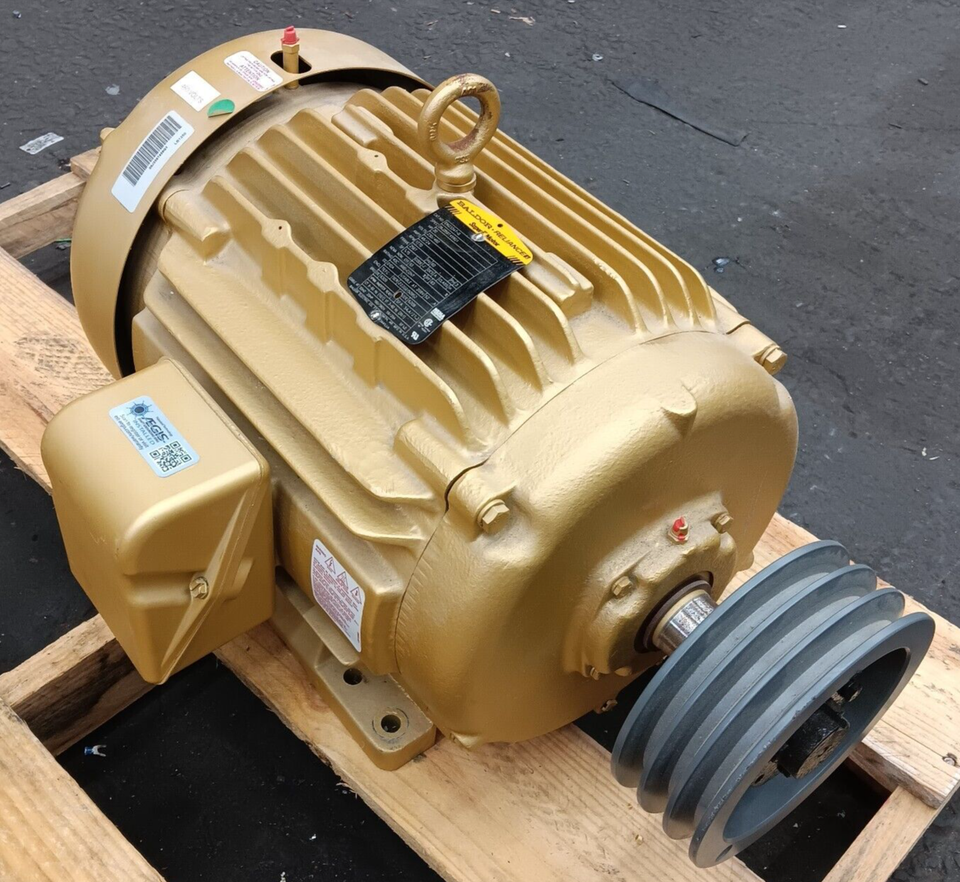 NEW BALDOR EM2334T 20 HP AC MOTOR 230/460V 3-PHASE 1770 RPM 256T FRAME ...