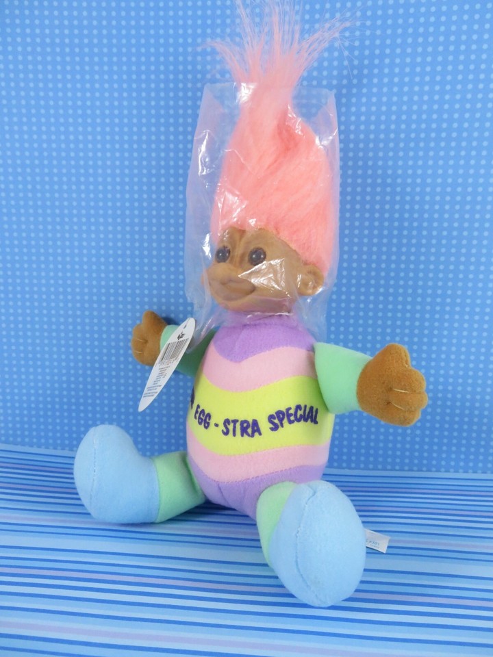Russ Plush Easter Troll Doll You're Egg-Stra Special 2416 New Old Stock ...
