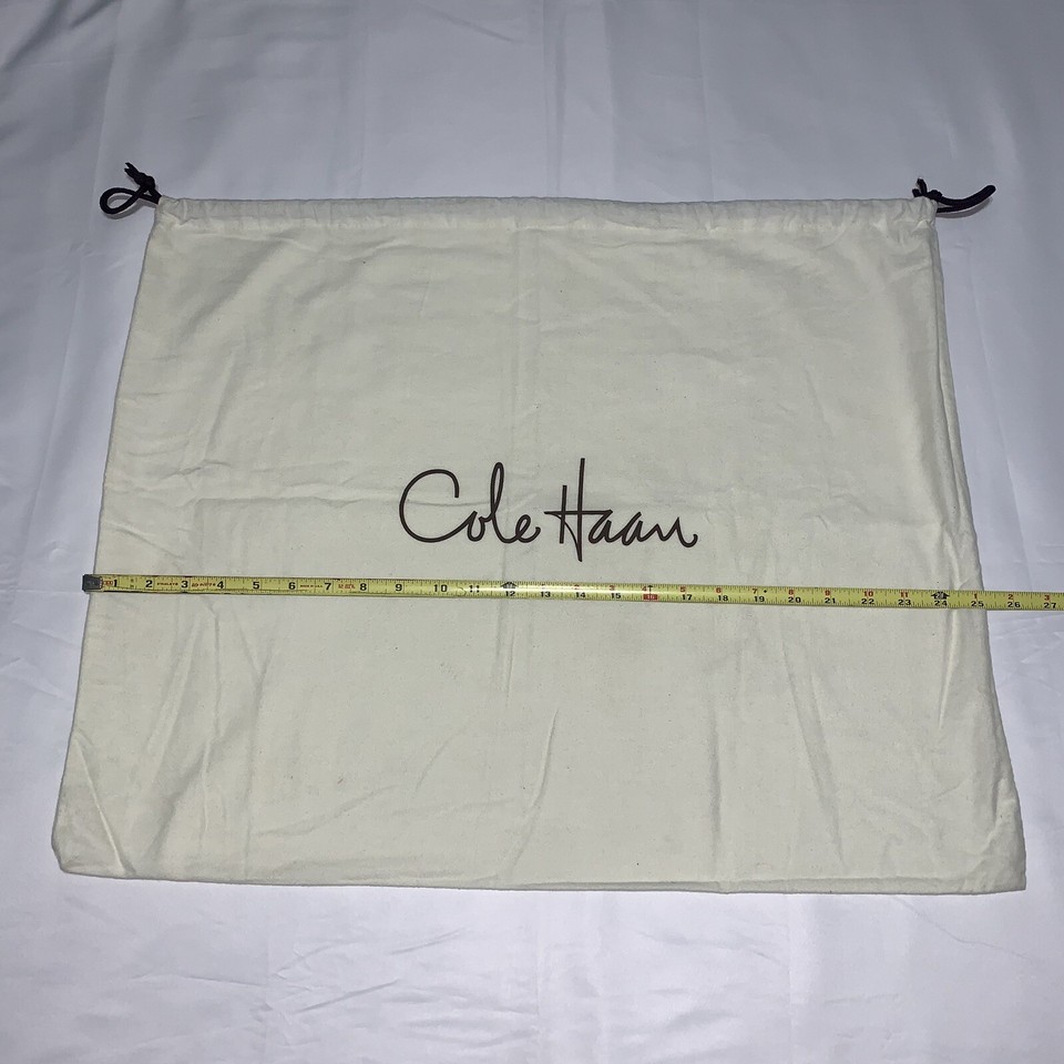 Cole Haan Dust Bag 25" X 20.5” Cream with Drawstring | eBay