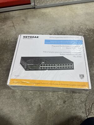 *NEW* NETGEAR GS324 v2 24-Port Gigabit Ethernet Unmanaged Switch ...