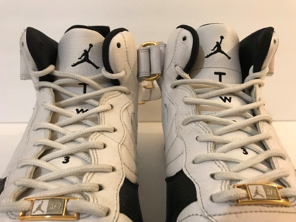 Jordan AJF 12 Retro 2008 Best Of Two Worlds White/Black/Taxi 317742-101 ...