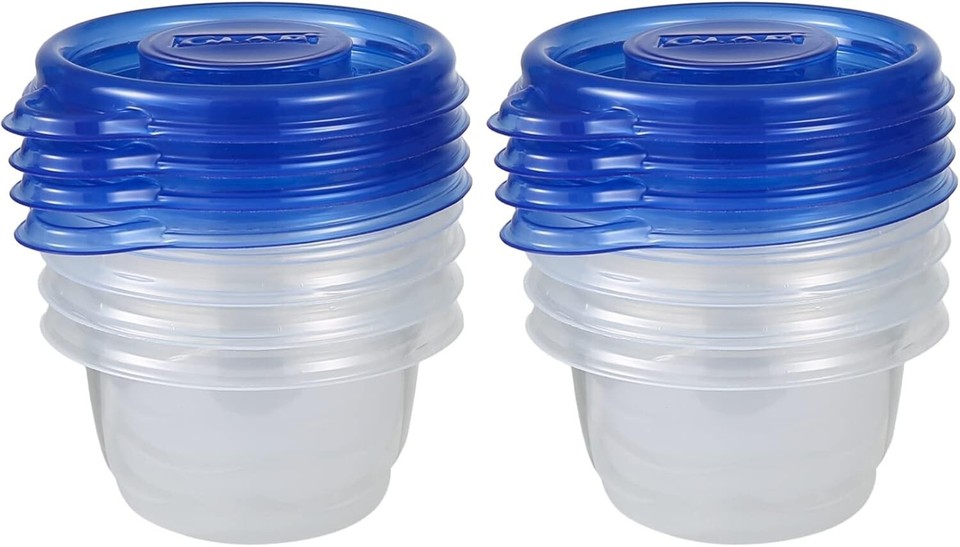 GladWare Mini Food Storage Containers | Small 4 oz - 8 Count, White ...