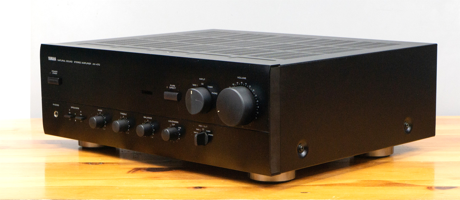 Yamaha AX-470 Natural Sound Stereo Integrated Amplifier w/ Remote, 240 ...