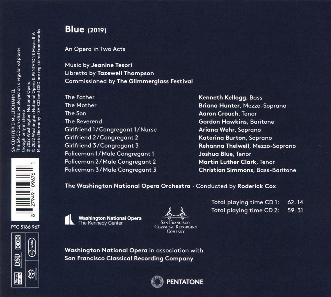 Blue by Tesori / Washington National Opera / Cox (Super Audio CD (SACD ...