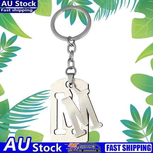 Letter M Keychain Alphabet Key Chain for Men Women Gifts Charms for Key ...