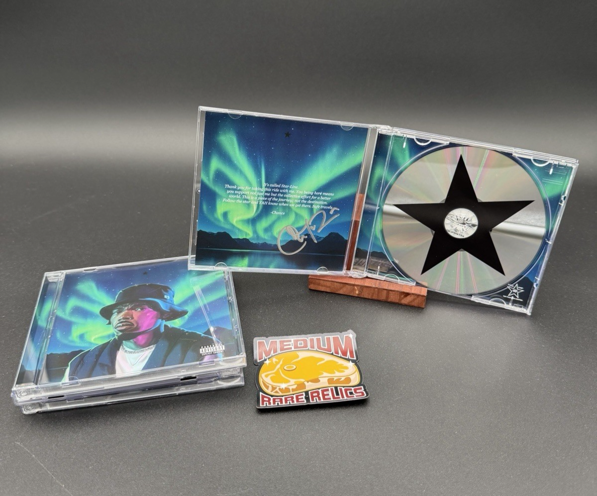 NEW SIGNED Chance the Rapper Star Line CD Album Authentic Autographed ...