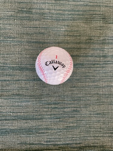 Callaway - BASEBALL #1 LOGO GOLF BALL | eBay