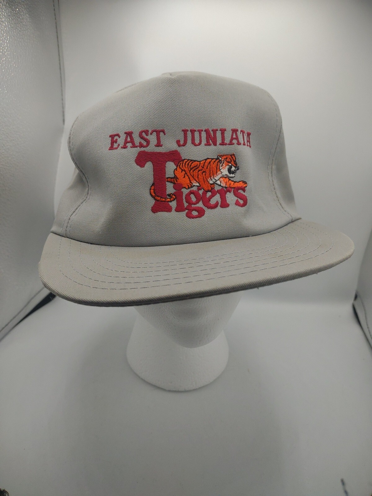 Vtg East juniata tigers High School Hat embroidered USA made snapback ...