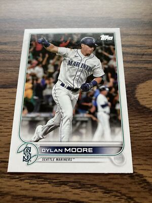 2022 Topps Dylan Moore Seattle Mariners 2nd Baseman/Outfielder #567 | eBay