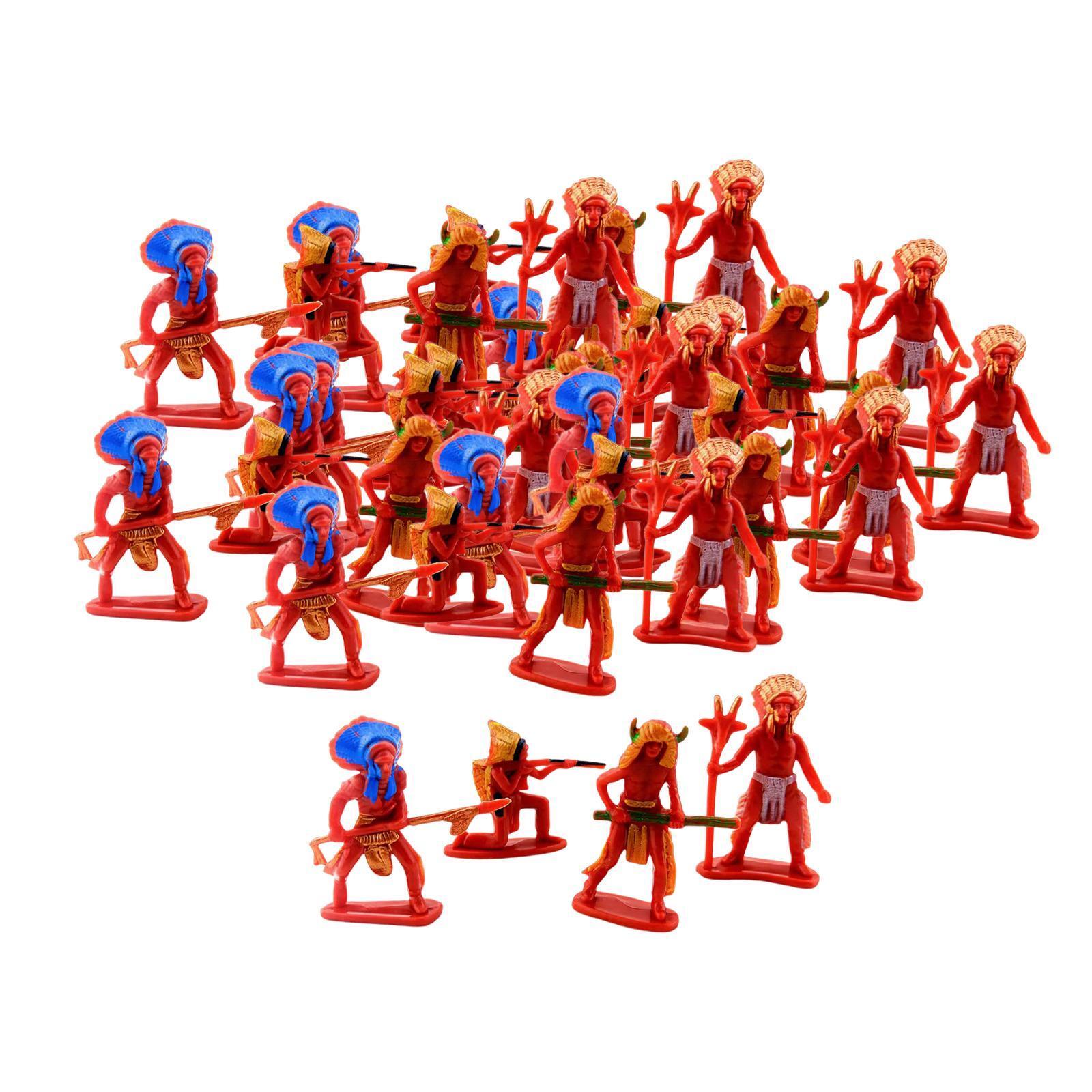 Simulation Indian Model Action Figures Hand Painted Figurines Layout ...