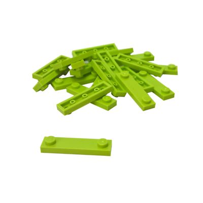 20 NEW LEGO Plate, Modified 1 x 4 with 2 Studs Lime | eBay