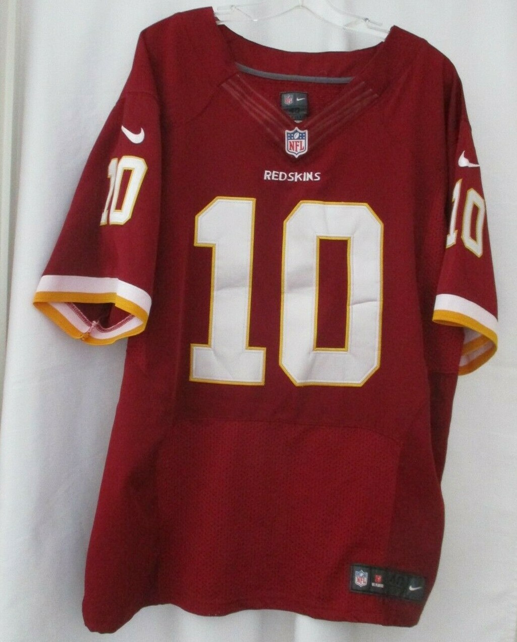 WASHINGTON REDSKINS GRIFFIN III #10 NIKE ONFIELD JERSEY RG3 - SIZE 40 ...