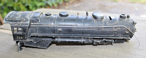 Lionel Postwar O Gauge 224 Black Steam Locomotive Shell b2 | eBay