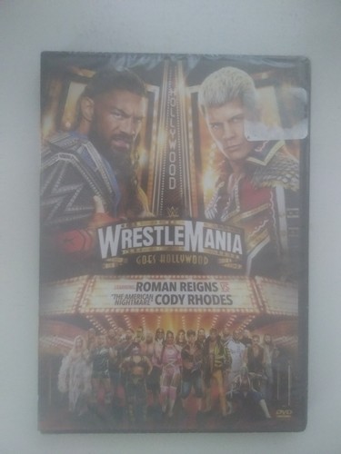 WWE Wrestlemania 39 2023 DVD Goes Hollywood Cody Rhodes Roman Reigns ...