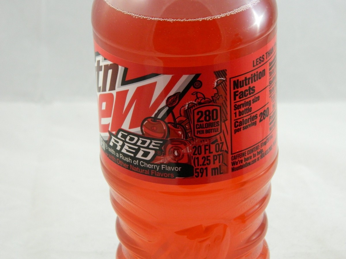 Bouteille Rouge Mountain Dew Code