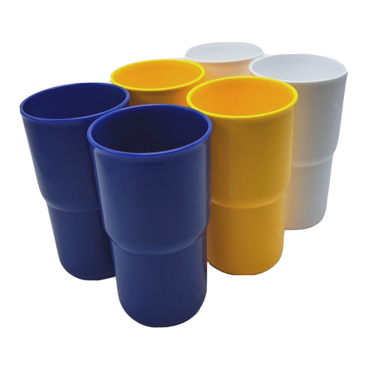 Tupperware Tabletop Stacking Tumblers 12 oz G Set of 6 NOS | eBay