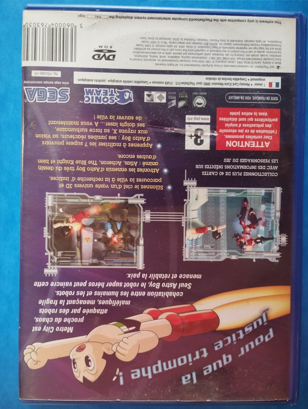 Astro Boy - PS2 Game sony PLAYSTATION 2 2004 Pal Condition Very CD, W/O ...