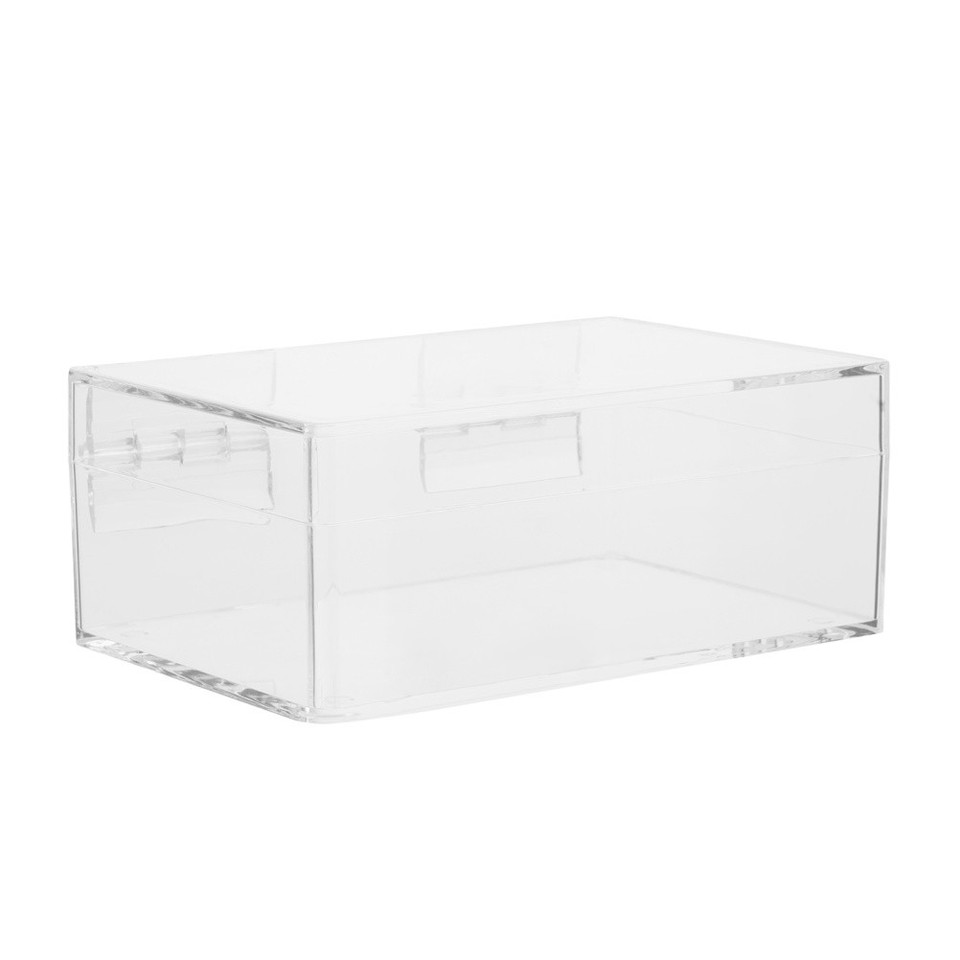 Craft Storage Box Chocolate Case Clear Acrylic Jewelry Container | eBay ...