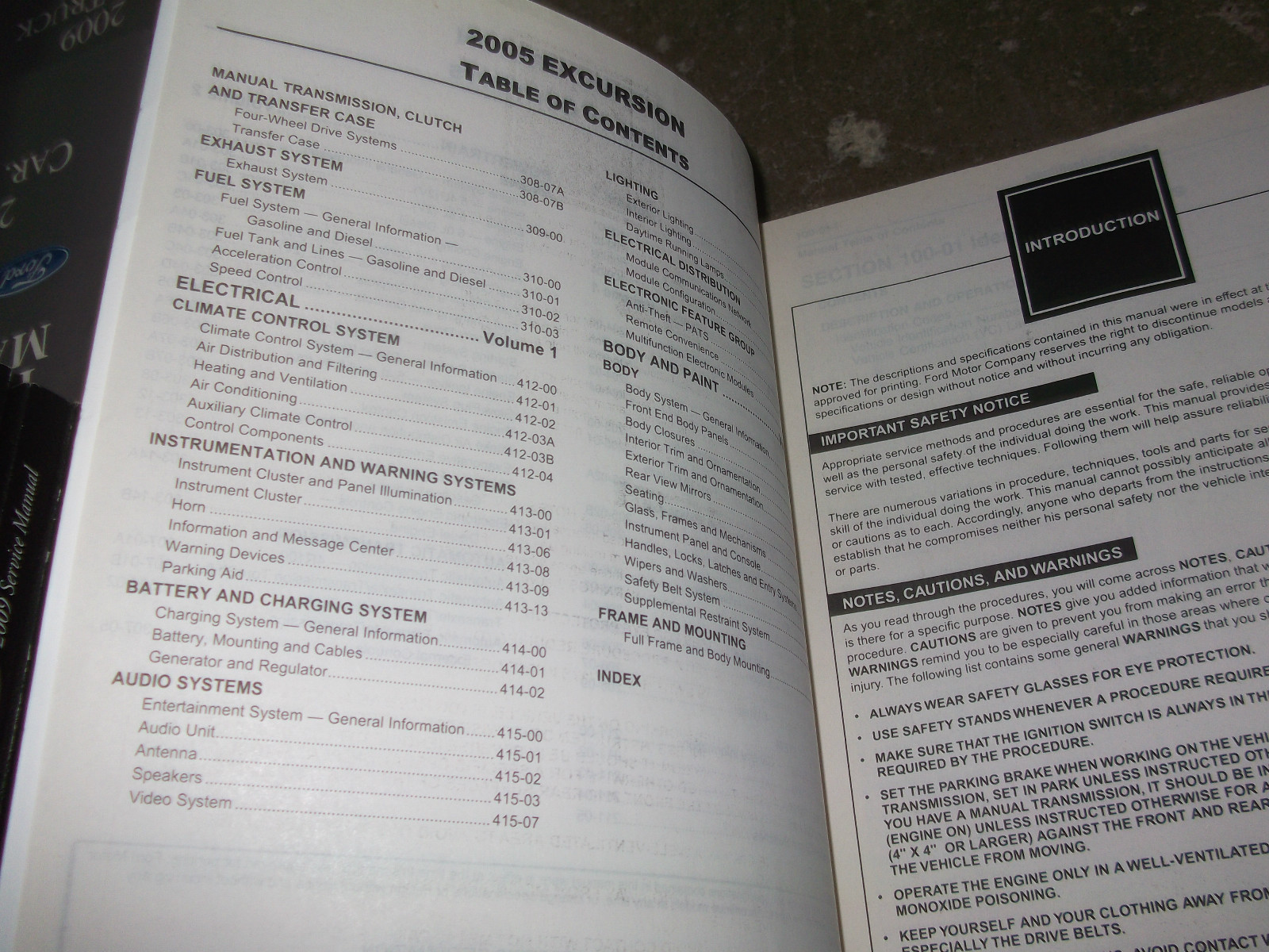 2005 FORD Excursion TRUCK Service Shop Repair Manual Set BRAND NEW W ...