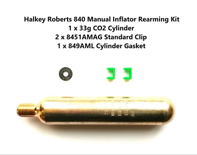 33g Lifejacket Rearming Kit for Halkey Roberts Manual Inflator | eBay ...