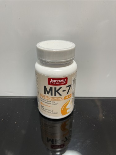 Jarrow Formulas Mk-7 90 Mcg Bioactive Vitamin k2 90 Softgels EXP:10/ ...