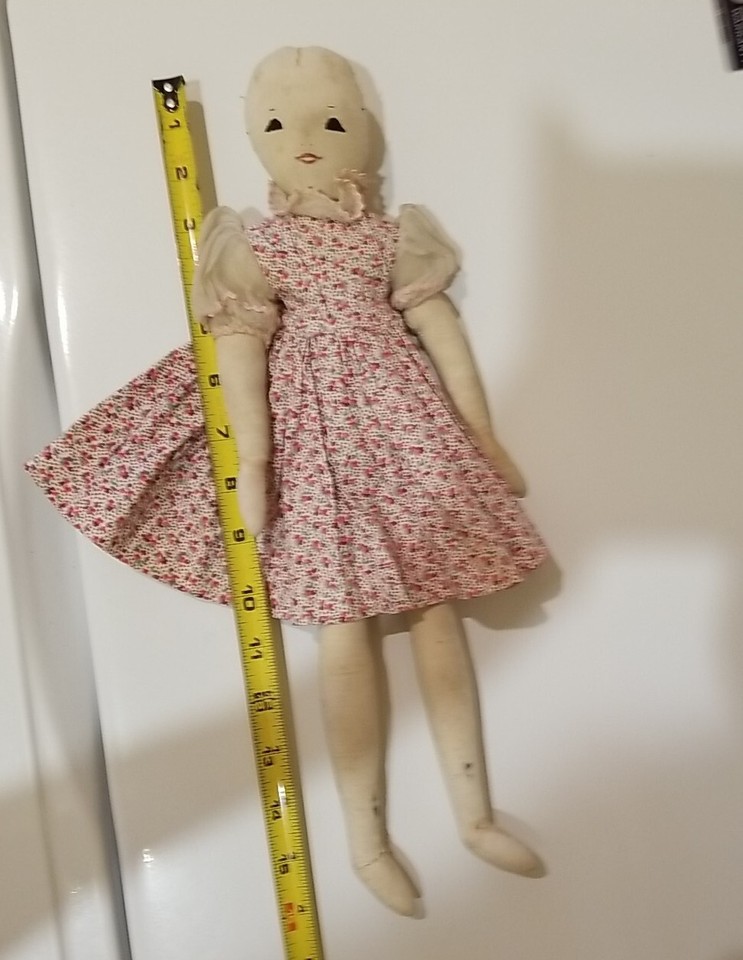 all original, 1930s vintage, Edith Flack Ackley handmade cloth/church ...