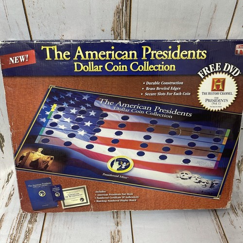American President Dollar Coin Collection Display Set + FREE State ...