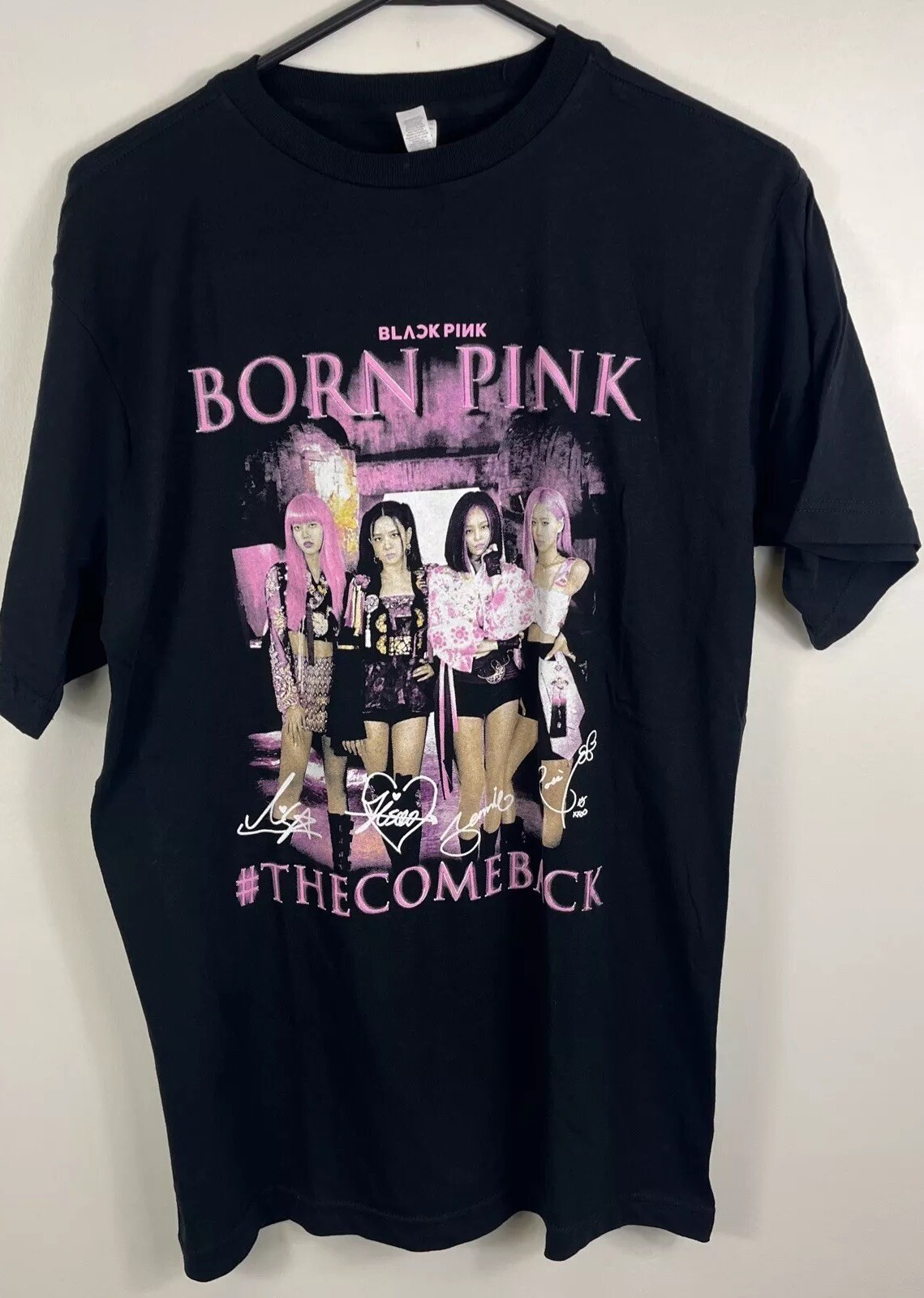 Blackpink Band Tee Tour Shirt Born Pink World Tour 20… - Gem