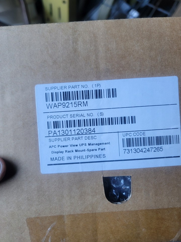 OEM AP9215RM LCD Control Panel Display Remote Powerview Fit APC ...