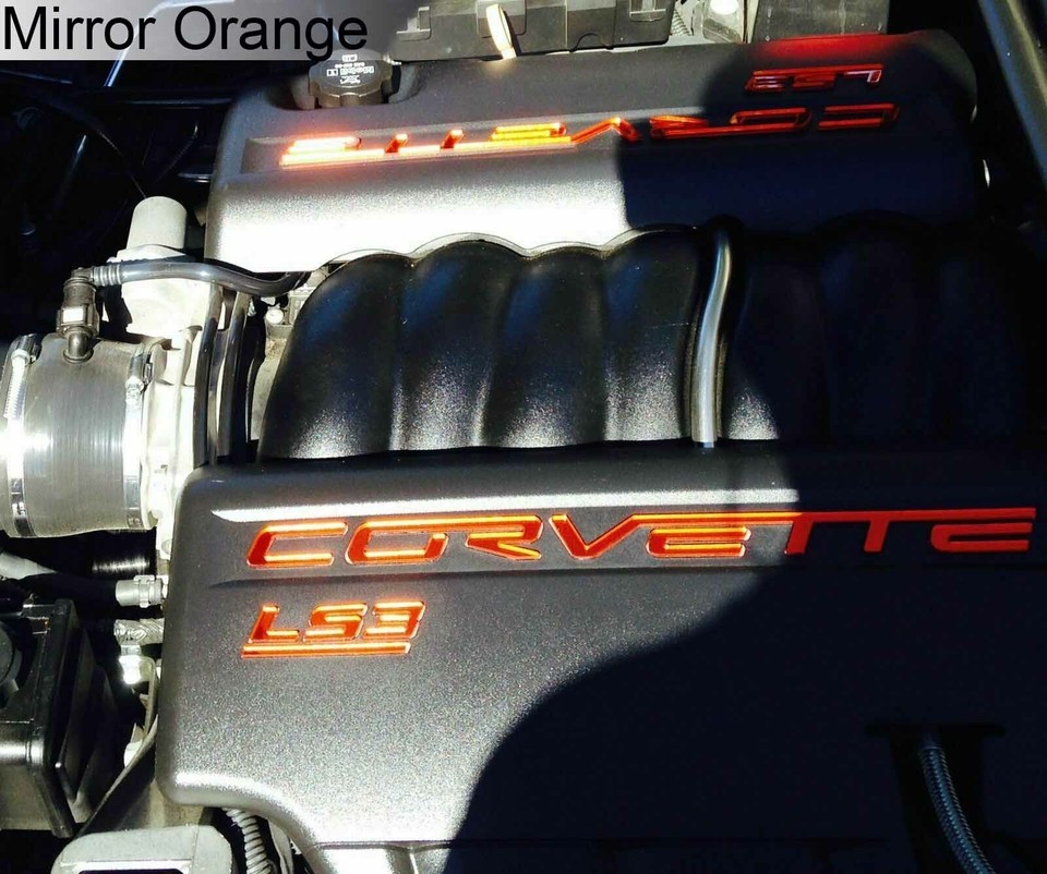 LS3 Fuel Rail Cover Letter Insert Kit Engine Dress-up Letters For C6 ...