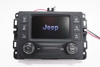 JEEP COMPASS Radio Multimedia Audio AM-FM Bluetooth w/ Code OEM 2020 ...