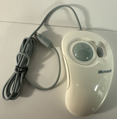 Vintage Microsoft IntelliMouse Trackball Mouse XO3-09209 Serial PS/2 | eBay