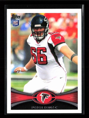 2012 Topps #243 Peter Konz Rookie Atlanta Falcons | eBay