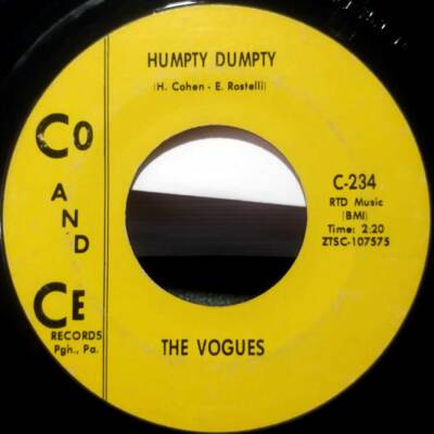 The Vogues - Magic Town / Humpty Dumpty [7" 45 rpm Single] 1966 C-234 ...