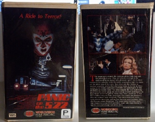 VHS: Panic on the 5:22 - Ina Balin, Bernie Casey, Linden Chiles (CS/BB ...