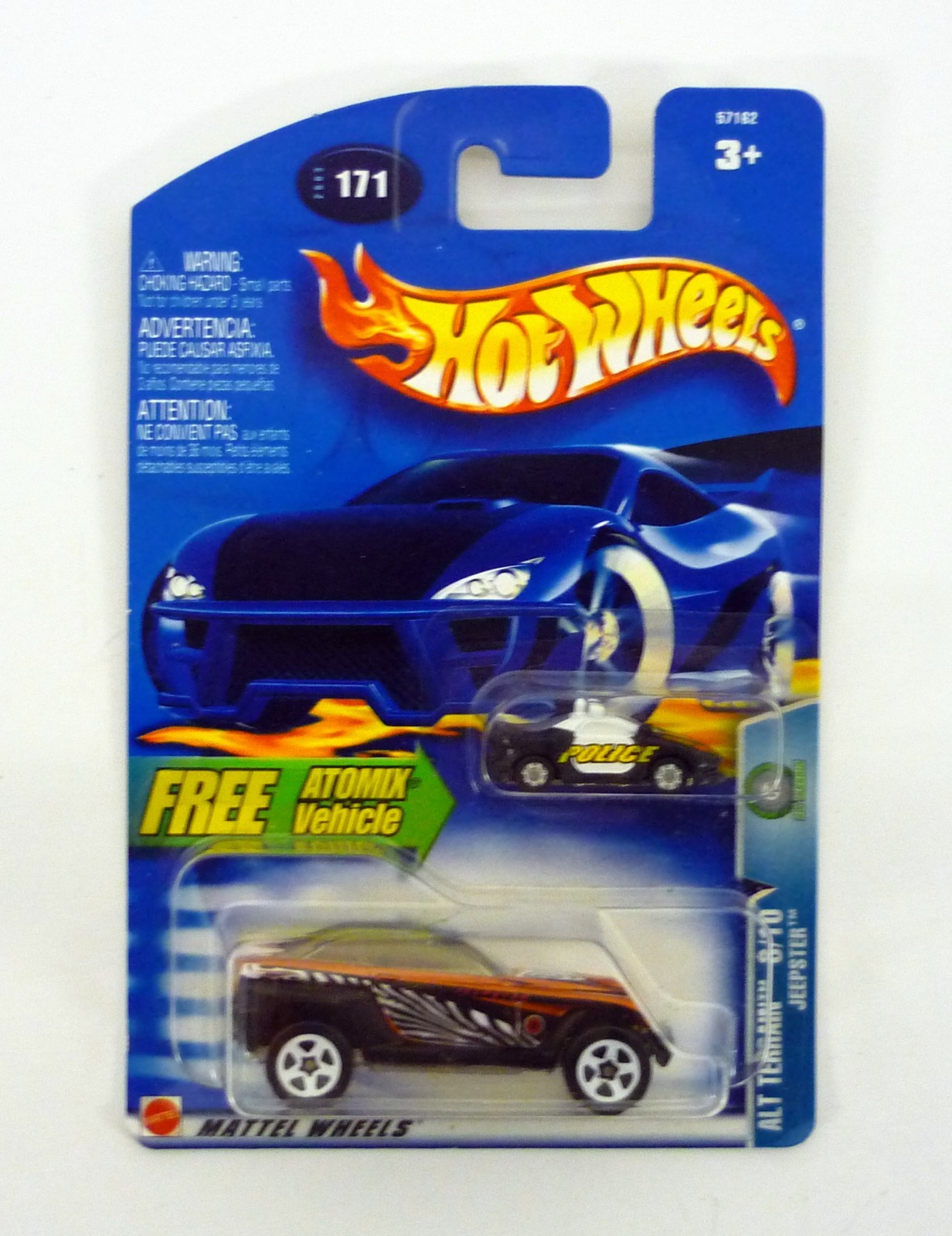 Hot Wheels Jeepster #171 Alt Terrain 8/10 Die-Cast Car + Atomix Vehicle ...