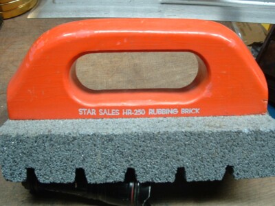 FLUTED SILICON CARBIDE RUB BRICK TOOL FOR CONCRETE WORK | eBay