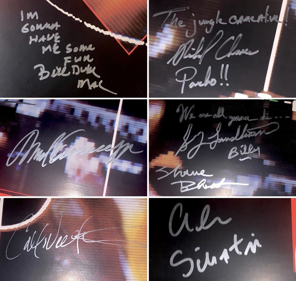 RARE! Predator Cast Signed Poster X7 Arnold Schwarzenegger +6! EXACT ...