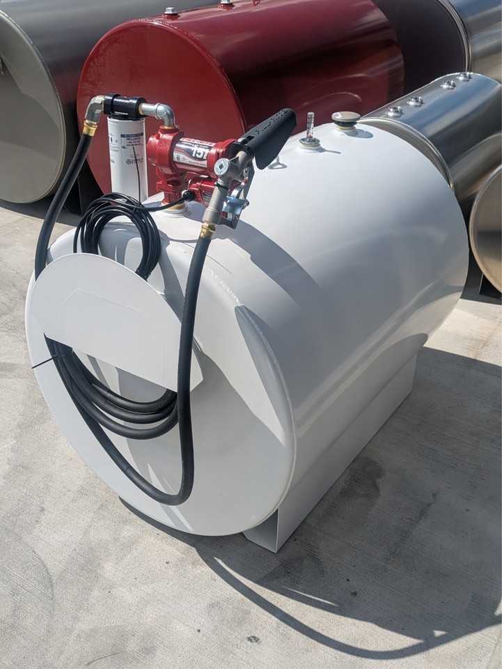 Extreme Tanks 230 Gallon Steel Fuel Transfer and Storage Tank with Pump ...