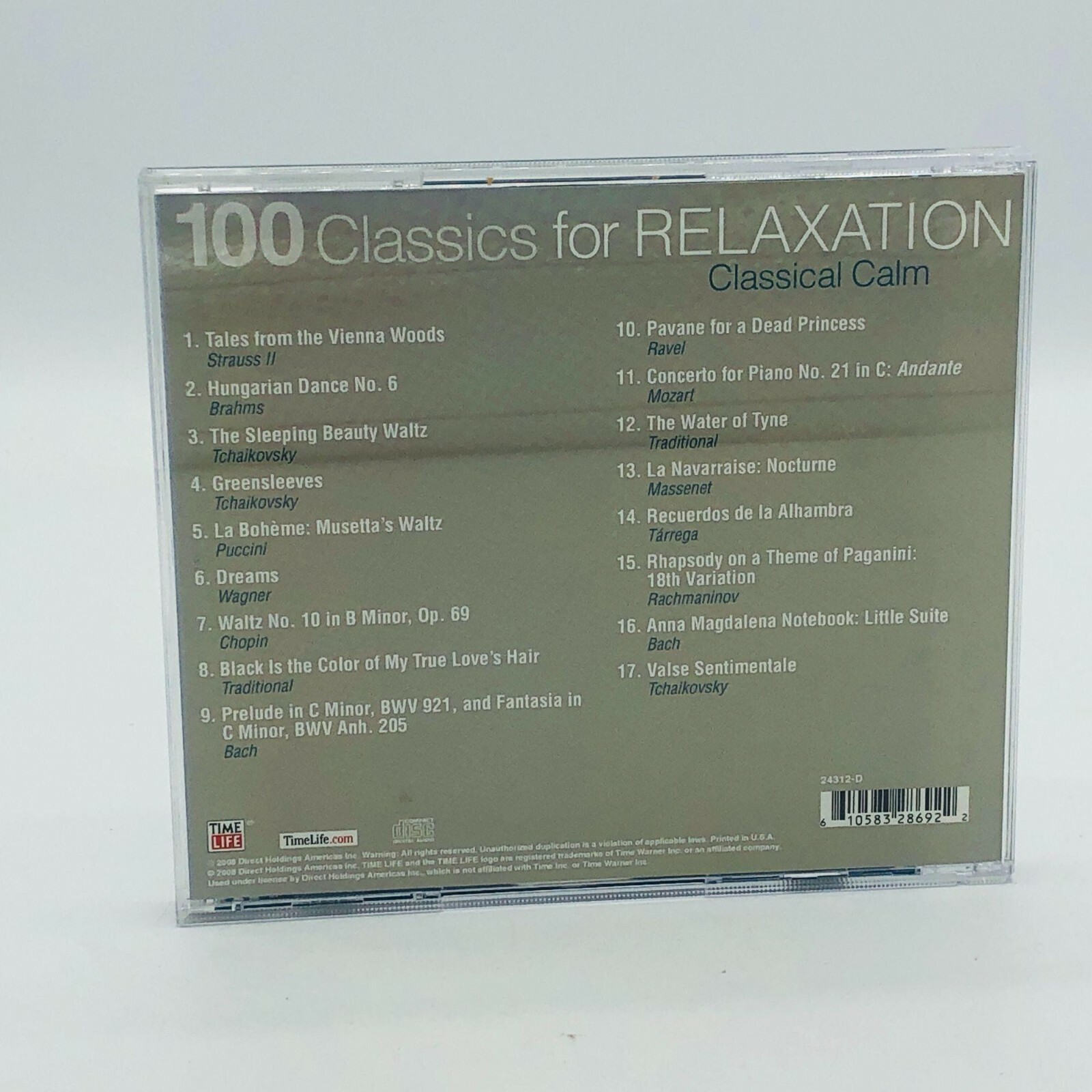 Classical Calm 100 Classics For Relaxation CD Time life | eBay
