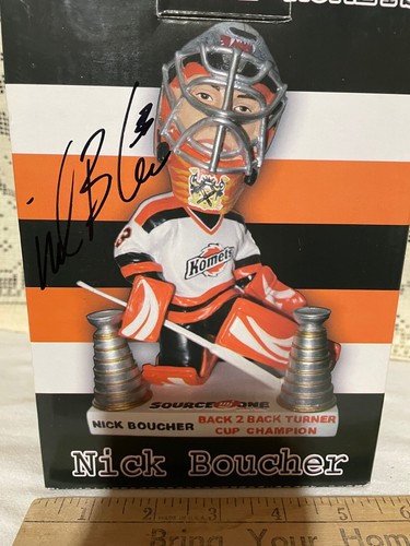 Nick Boucher #33 Fort Wayne Komets Bobblehead Limited Edition signed ...