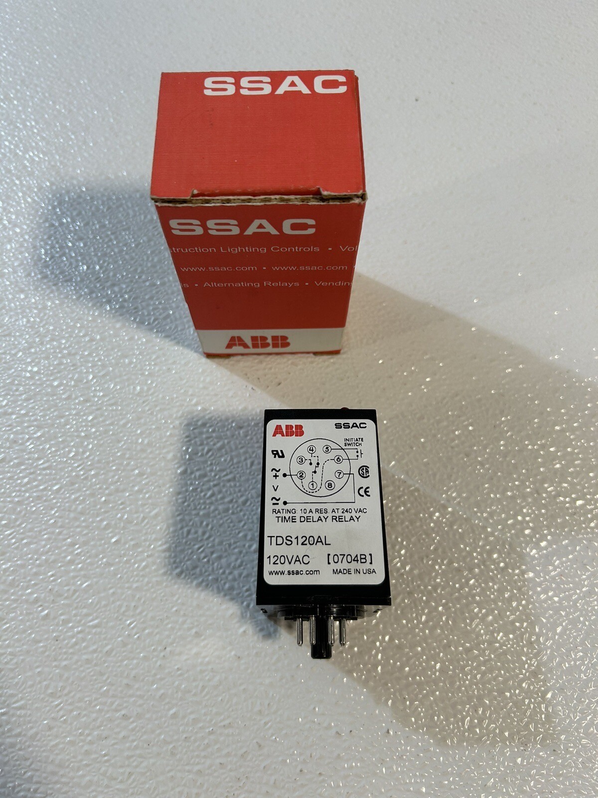 Time Delay Relay TDS120AL ABB 120vac Digi-set SSAC for sale online | eBay
