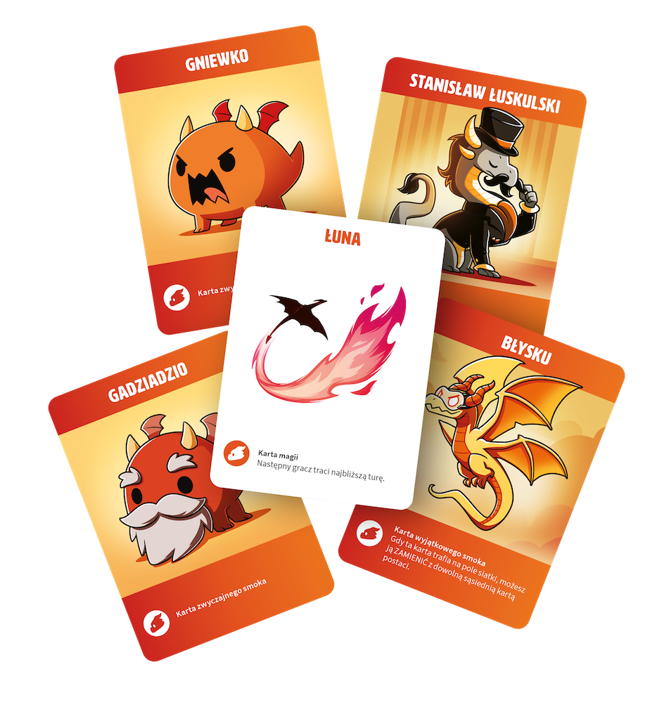 Nokaut Smoki Kontra Jednorożce Polska Gra Planszowa Towarzyska ...